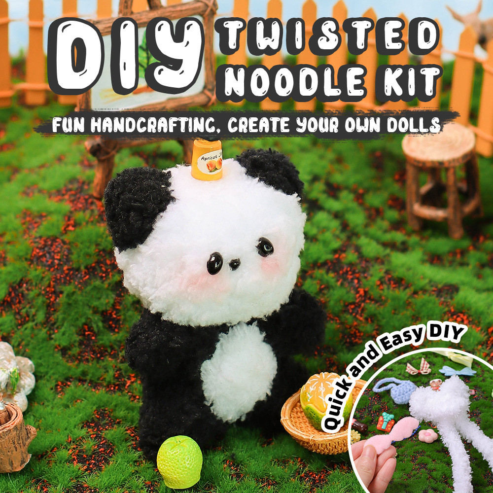 Panda Pipe Cleaners Craft Kit Kids Animal DIY Chenille Stems Kit DIY ...