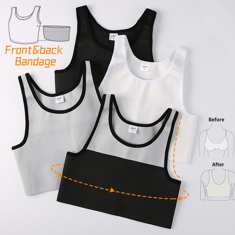 In Stock Pullover Corset Full Bandage Chest Binder Tank Top Chest