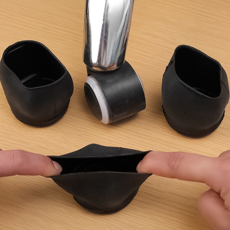 1/4 Pcs Tablecloth / Caster Cover - Chair Leg Protector Covers ...
