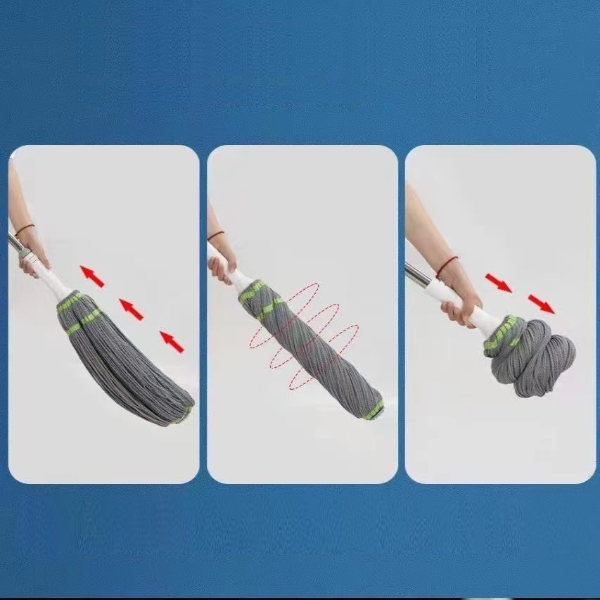 【ShopWithJoy】Magic Mop Pull And Squeeze Clean Tool Household Hands Free ...