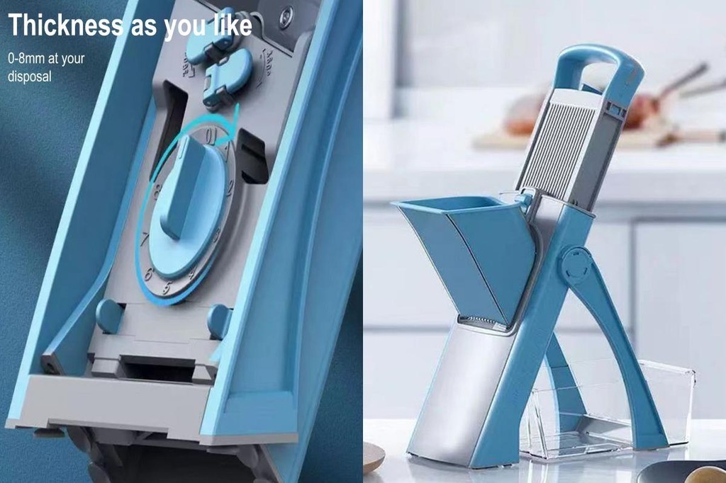 moreorders| French Fry Cutter Stainless Steel Veggie Chopper with ...