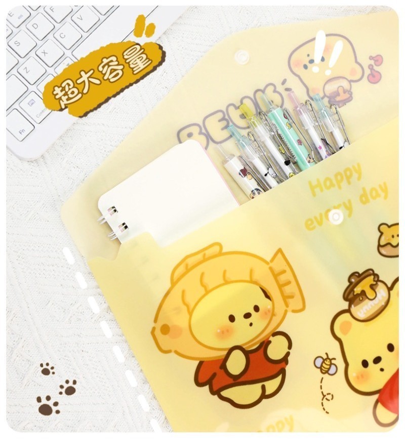 Creative Cute Cartoon Capybara A4 Waterproof Desk Organizer Document ...