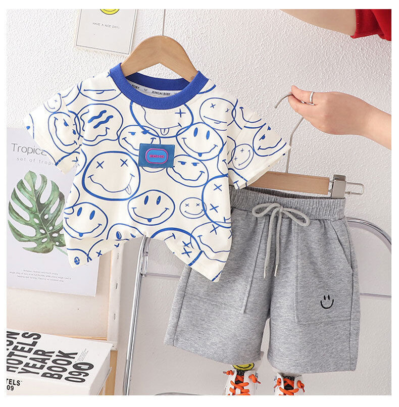 Baby Cute clothes set korean sytle Kids boy formal cotton outfit suit ...
