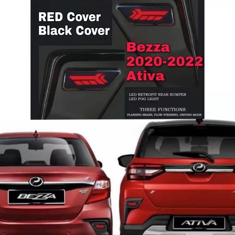 Perodua Ativa / Bezza / Alza Reflector Rear Bumper Reflector (4 in 1 ...