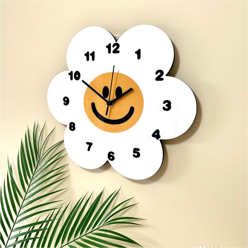 Cartoon Cartoon Anime Creative Smiley Face Flower Modern Minimalist ...