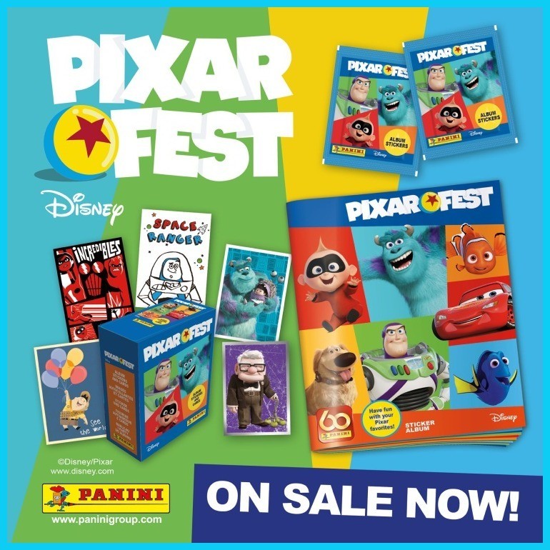 Pixar Fest Sticker Collection Super Pack (10 packs + 1 album) | Shopee ...
