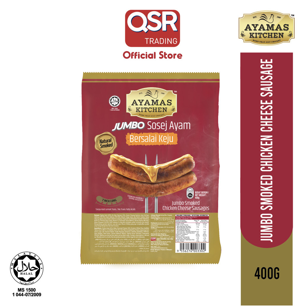 [KLANG VALLEY ONLY] Ayamas Kitchen Jumbo Smoked Chicken Cheese Sausage ...
