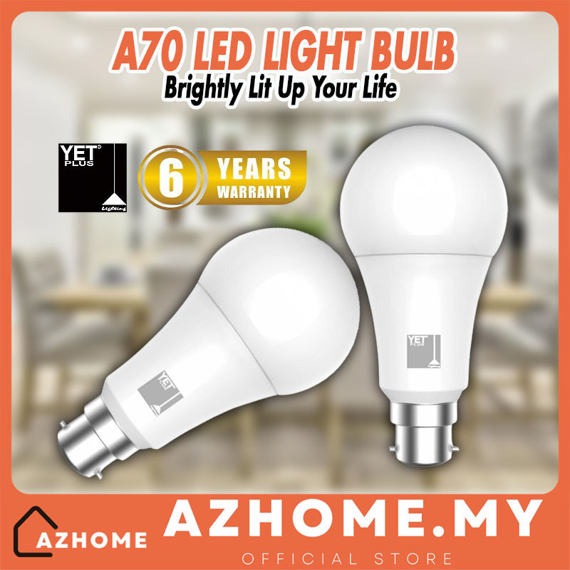 Led Bulb B22 A70 YETPLUS Lampu Led Siling Mentol B22 LED Light Bulb ...