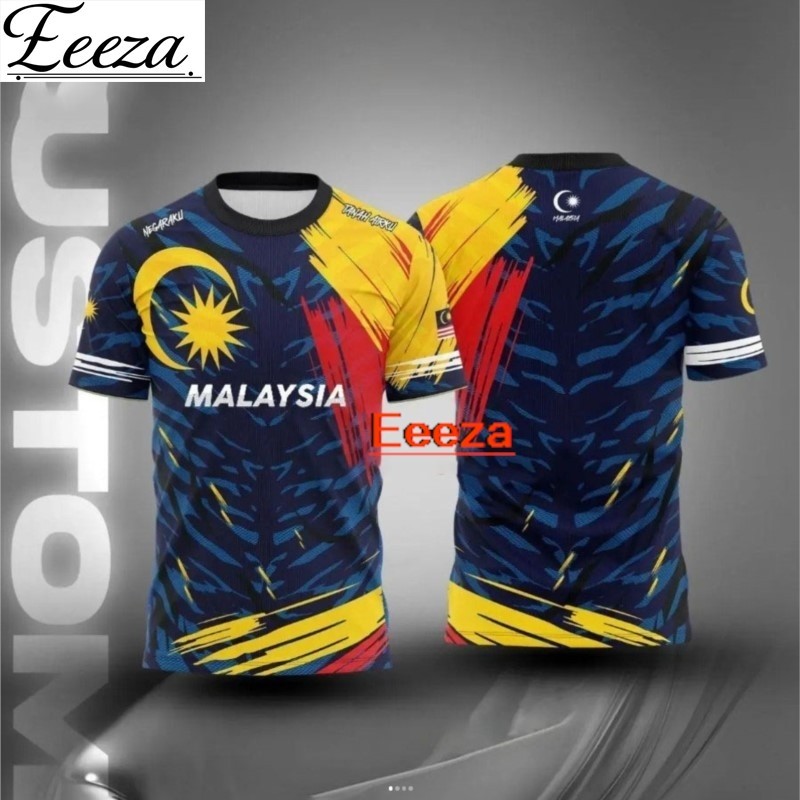 Eeeza MALAYSIA Merdeka 67 JERSEY 2024 / ROUND NECK/ NEGARAKU/ HARIMAU ...