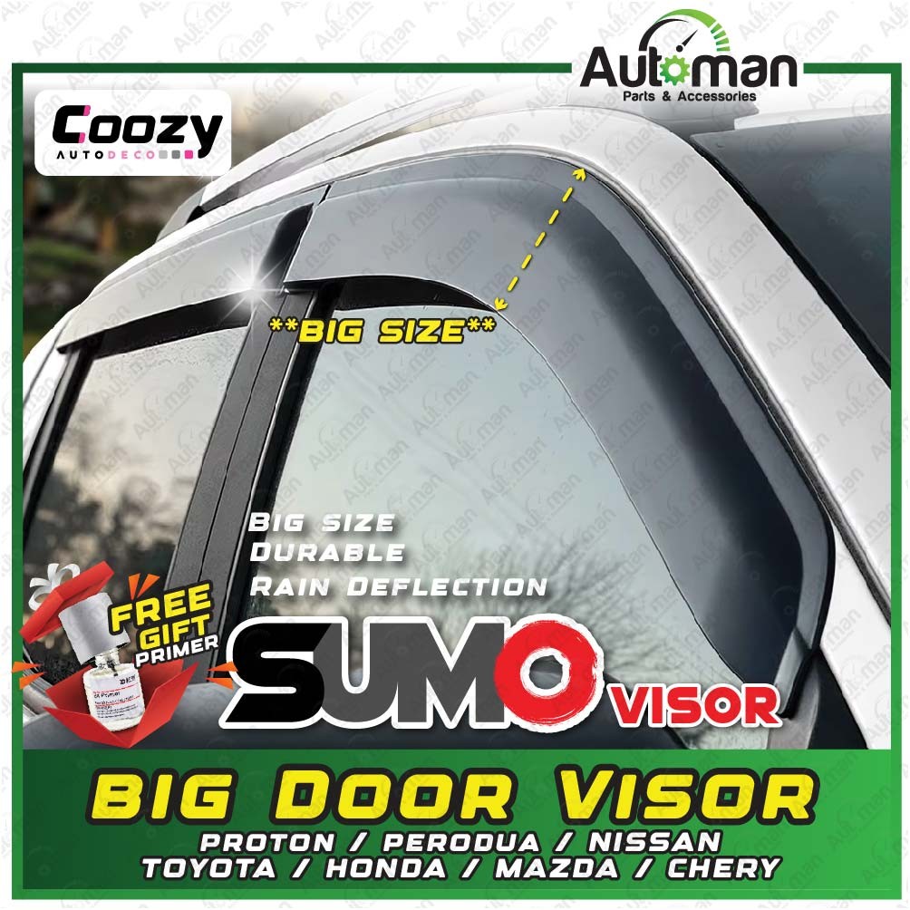 Car SUMO Door Visor BIG SIZE Bezza Myvi Alza Axia Kelisa Kenari Persona ...
