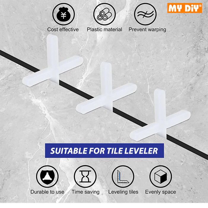 PROMOTION !!! 1.5MM / 2.0MM / 2.5MM WHITE TILE SPACERS WALL FLOOR TILE ...