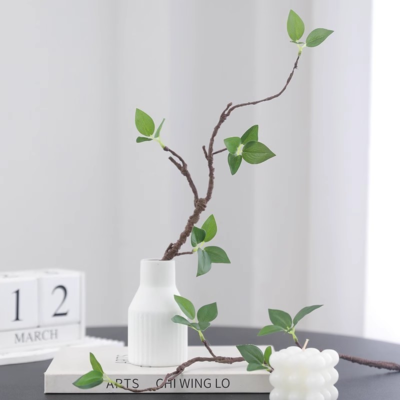 Ins Artificial Tree Branch Simulated Green Plants Minimalism Tabletop ...