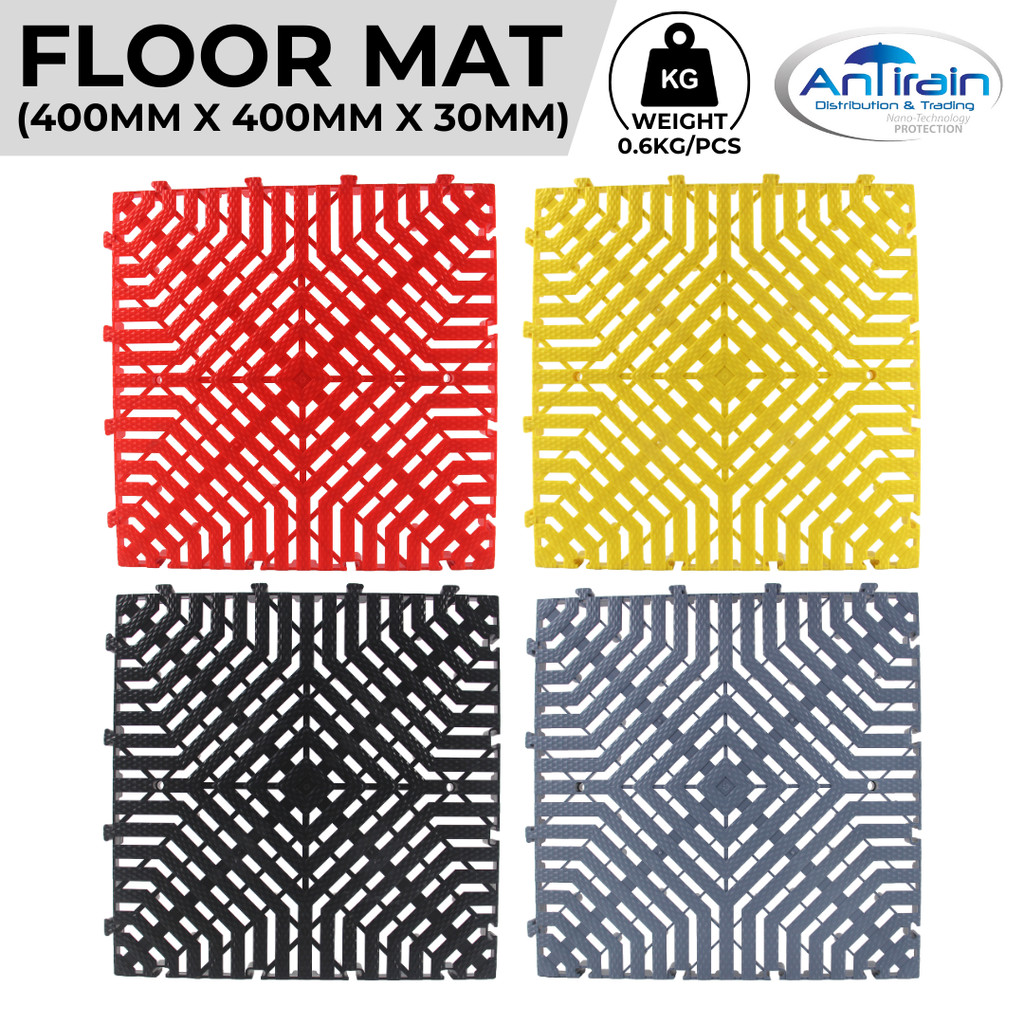 FLOOR MAT 400MM X 400MM X 30MM | Shopee Malaysia