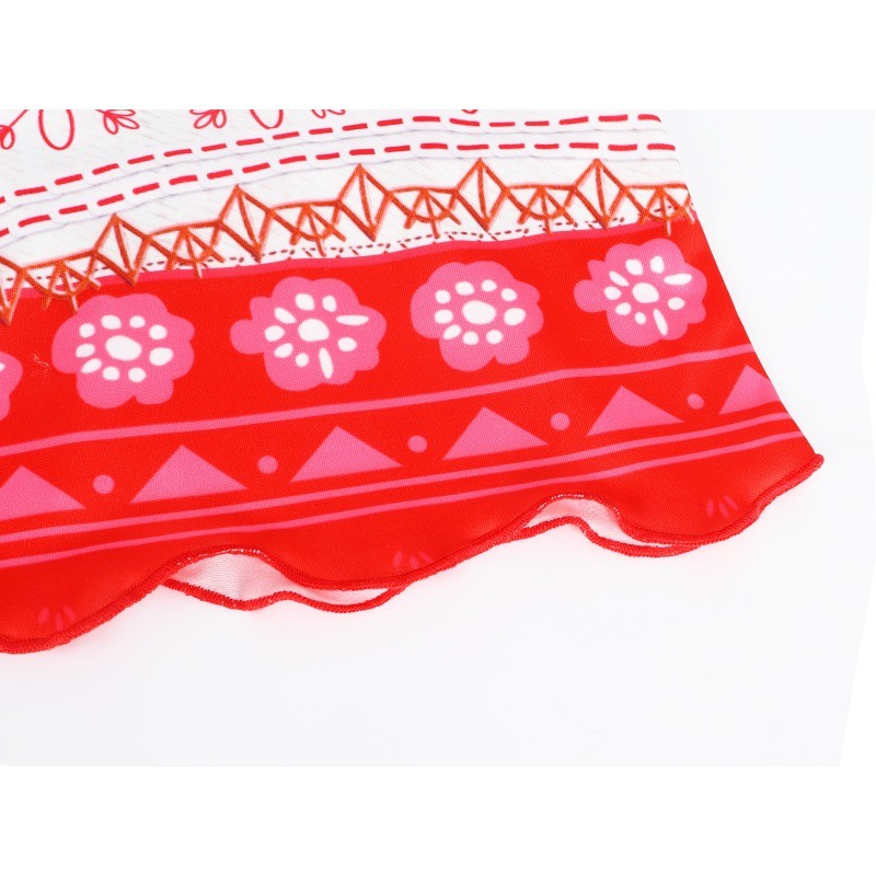 Summer Moana Costume for Kids Girl Strap Tops + Skirt Kids Girl Beach ...