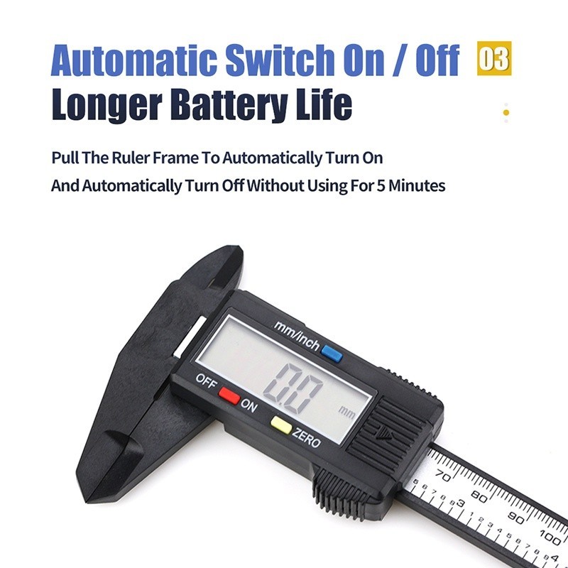 Measure Internal and External Measuring Tool 150mm Electronic Digital ...