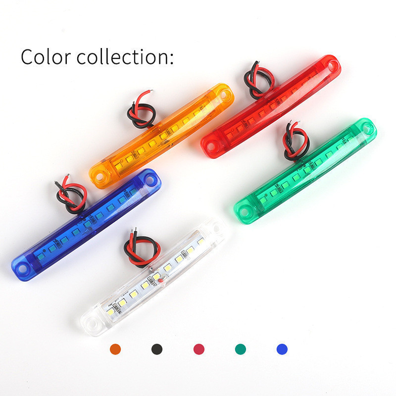 9LED Auto Side Marker Indicator Lights Car External Lights Warning Tail ...