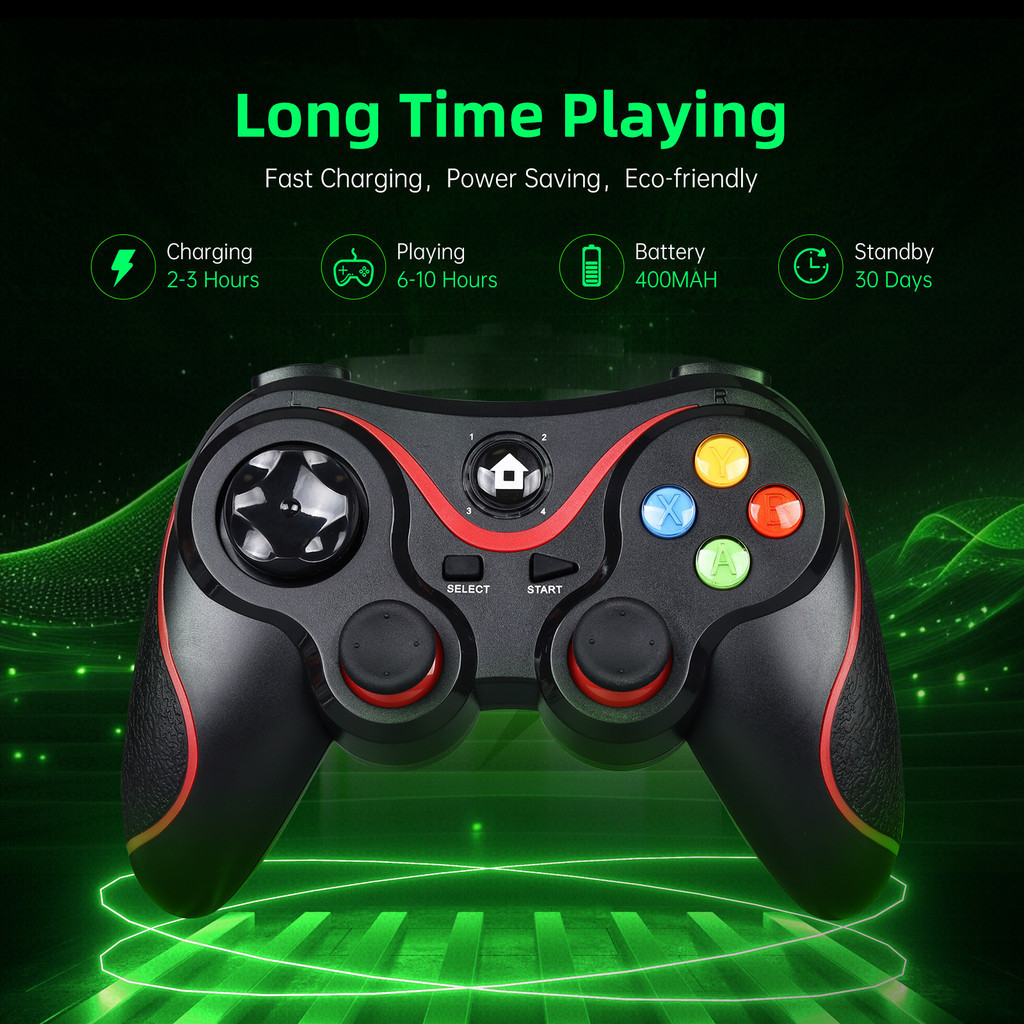 V8 Bluetooth Controller 2.4G Wireless Controller For PS3/PS4 Gamepad ...