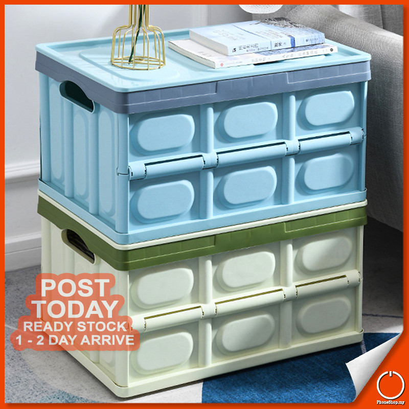 𝐐𝐔𝐈𝐂𝐊 𝐒𝐄𝐓𝐔𝐏 Stackable Folding Storage Box Foldable Wardrobe Closet Car ...