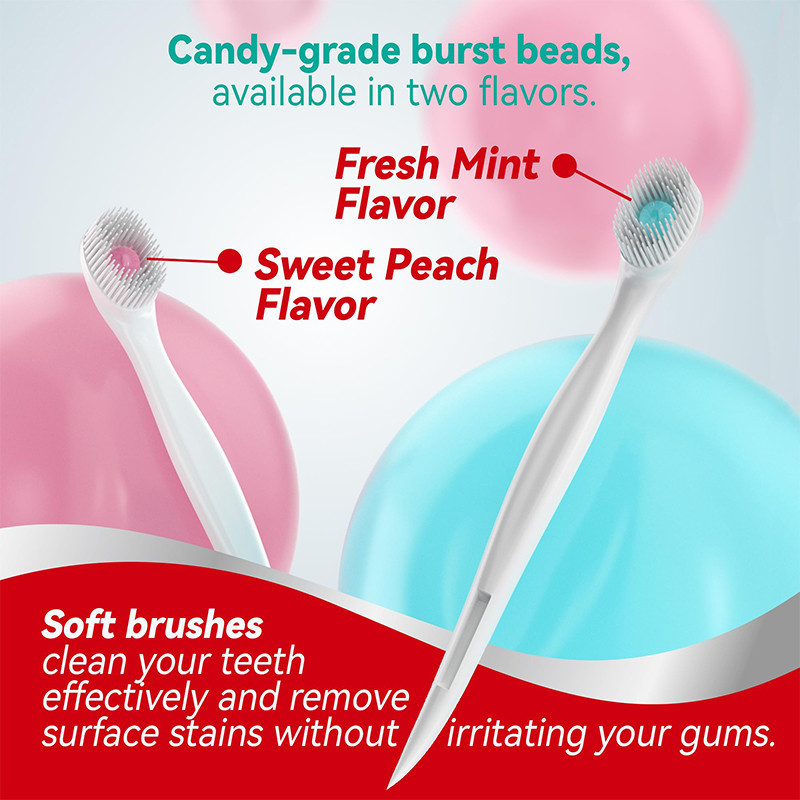 Portable Mini Brush On The Go Disposable Toothbrush With Toothpaste ...