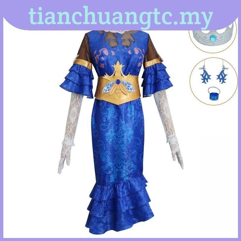 Deluxe Emily Perfumer Cosplay Costume Soft Polyester Full Set Fabric ...