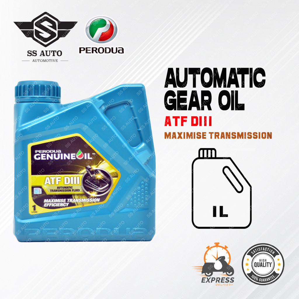 Perodua Gear Oil ATF D3 Minyak Gearbox Auto Myvi Bezza Alza Axia Ativa ...