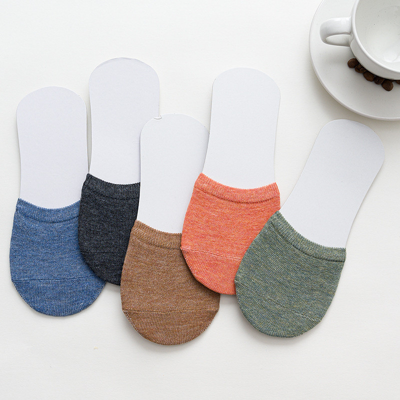 ECMLN Women Summer Half-Foot Socks Fashion Invisible Sock High-Heeled ...