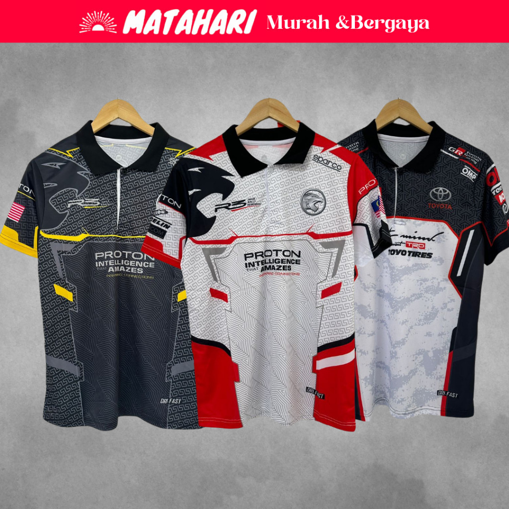 MATAHARI Baju Jersey Car Racing Truck Drivers 4WD Tshirt for Car Event ...