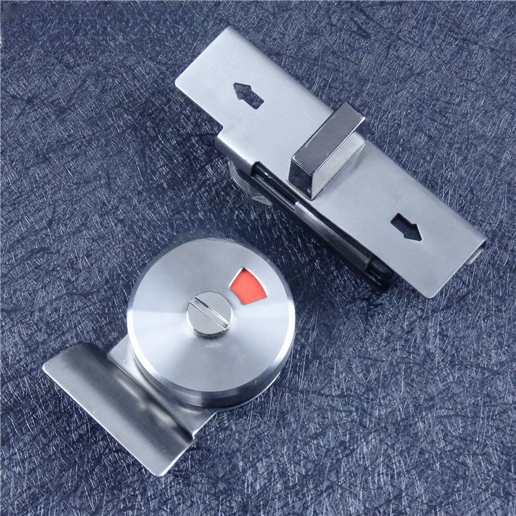 Easy Installation Stainless Steel Toilet Cubicles Hardware - Push Lock ...