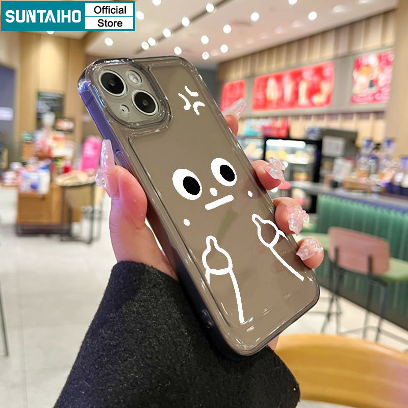 Suntaiho Funny Unique Casing Middle Finger Ghost Face Pattern Phone ...