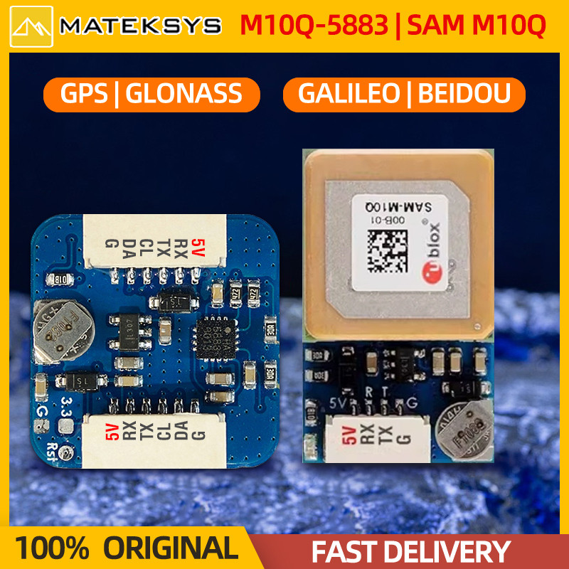 MATEKSYS Matek M10Q-5883/SAM M10Q M10 GPS Module GNSS&Compass Patch ...