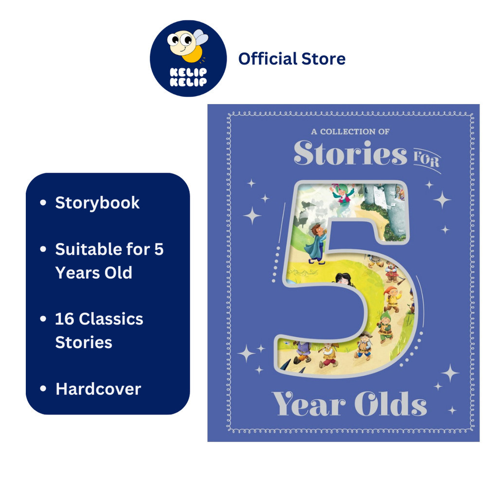 Stories for 5 Year Olds Story Book Hardcover Collection (96pgs) For ...