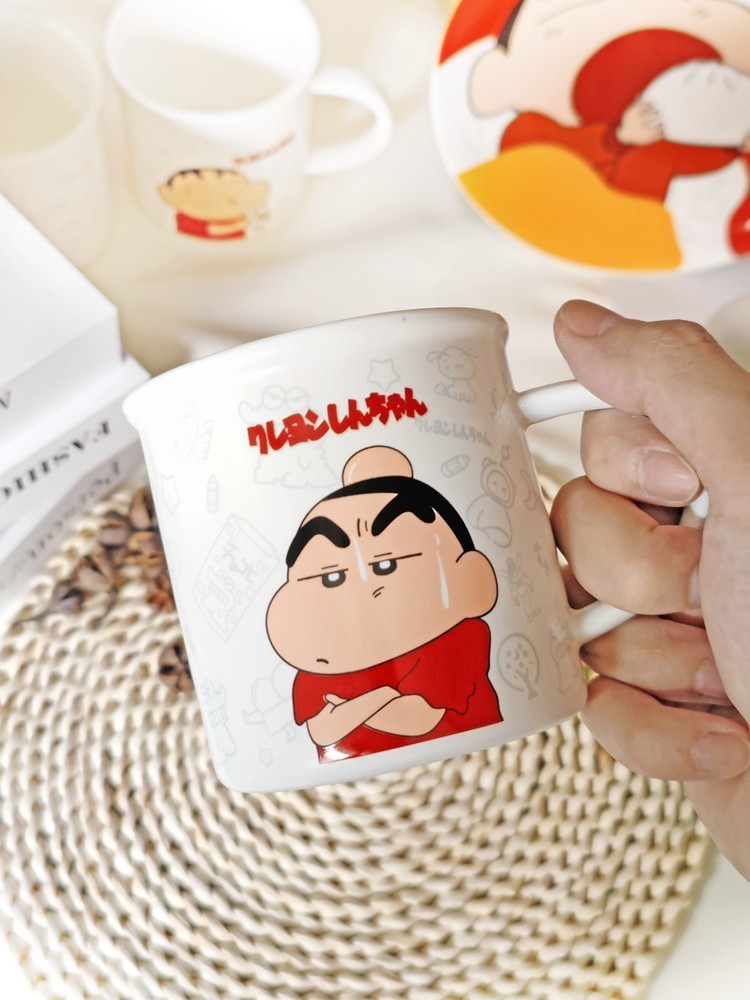 Crayon Shin-chan Water Cup Rotating Elephant Mug Cute Shinnosuke ...