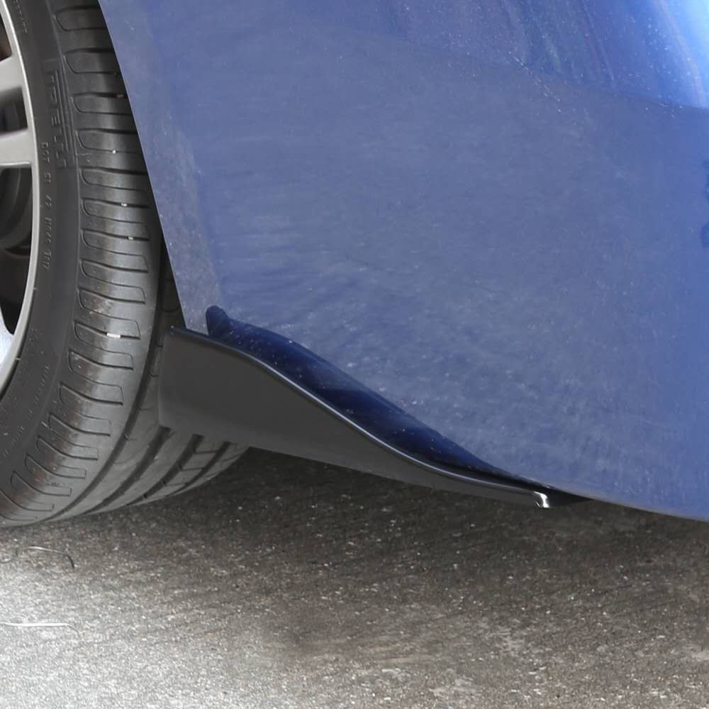 Universal Car Bumper Spoiler Rear Lip Side Skirt Rocker Wings 35cm ...