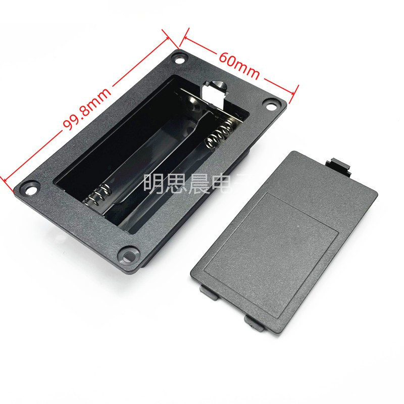 [1/2/3 Sections] 18650 Embedded Battery Box Without Cable Built-In ...