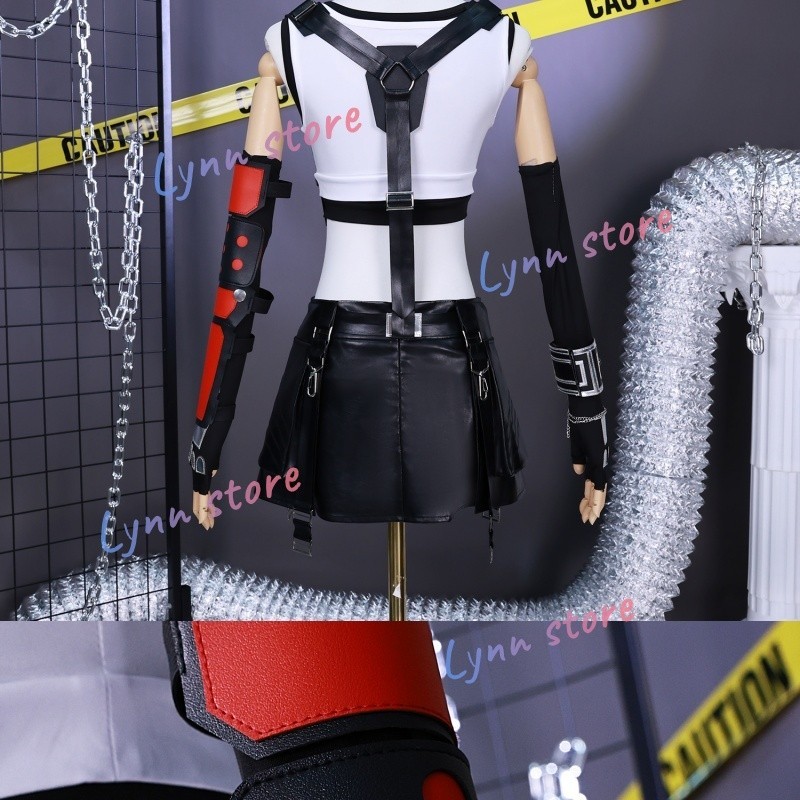 Tifa Lockhart Cosplay Costume Game Final Fantasy Cosplay Costume Set FF ...