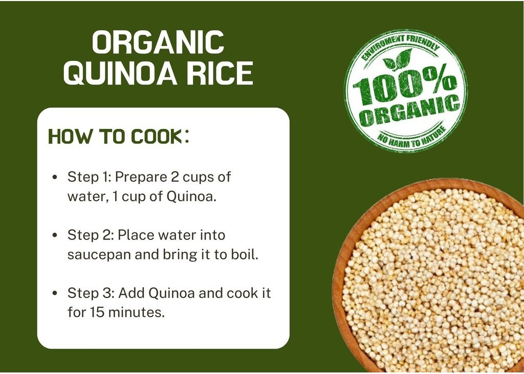 Hugonic Organik 100% Bolivia Beras Quinoa Putih (Halal Sijil CERES ...