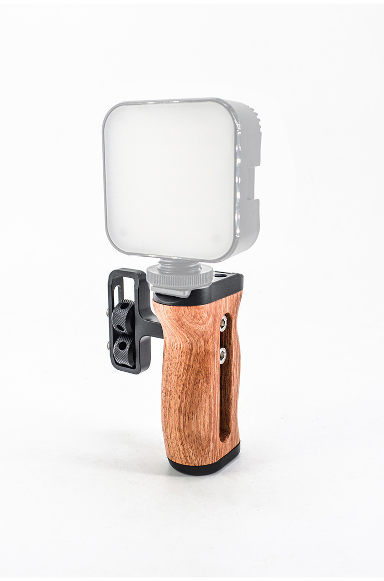 XT-XINTE Side Handle Grip DSLR Camera Cage Left Right Side Wooden ...