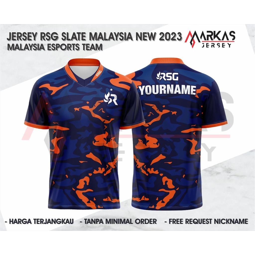 Jersey BAJU KAOS RSG SLATE MY MALAYSIA NEW 2023 MPL MALAYSIA SEASON 11 ...