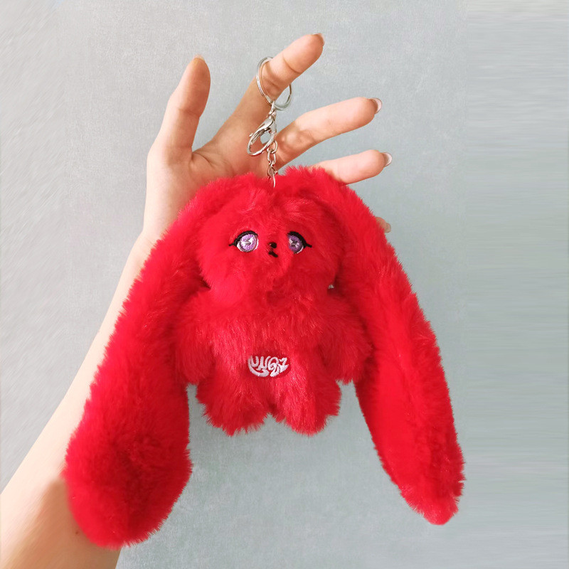 Kpop Idol GIDLE Plush Doll Keyring (G)I-DLE YUQI Same Style Red Rabbit ...