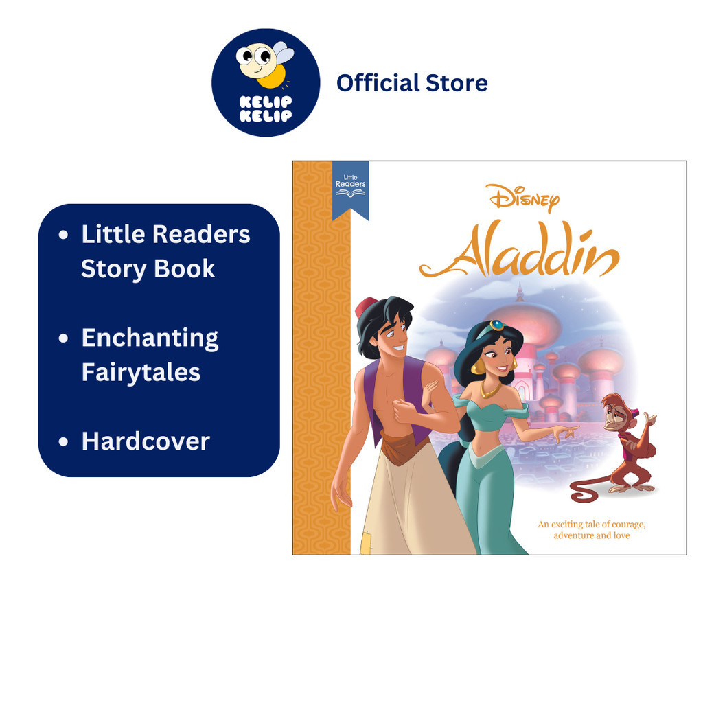 Disney Aladdin Little Readers Story Book For Kids to Read Hardcover ...