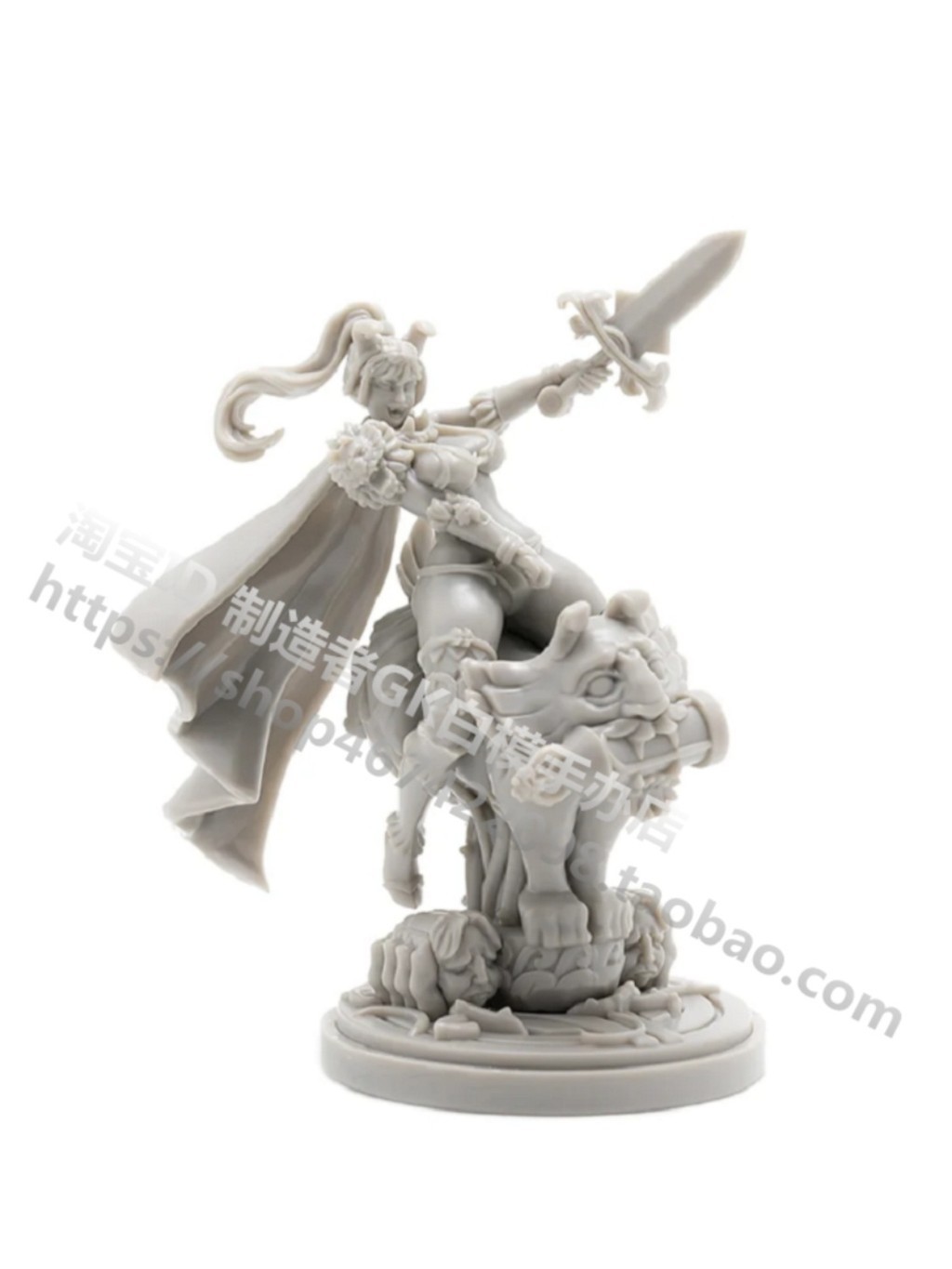Death Country Sexy Female Black Knight KD War Chess Black Knight Model ...