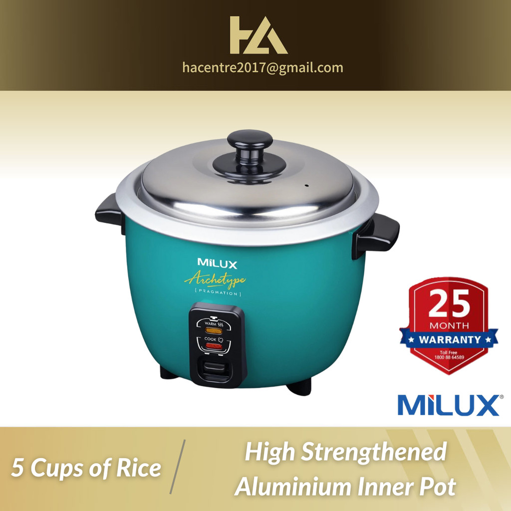 Milux 1L Electric Rice Cooker MRC510 / MRC-510 饭煲 Periuk Nasi | Shopee ...