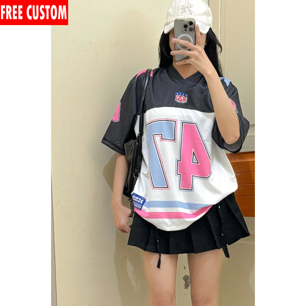 RZQ Ray Marrie 47 Streetwear Jersey Oversize Boxy Fit Retro Vintage ...