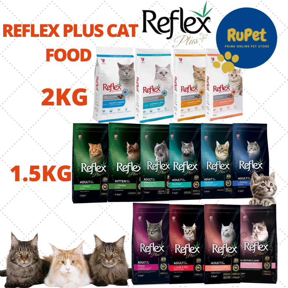 (Exp 2026) Reflex Cat Food 1.5kg (Reflex Plus/ Reflex High Quality ...