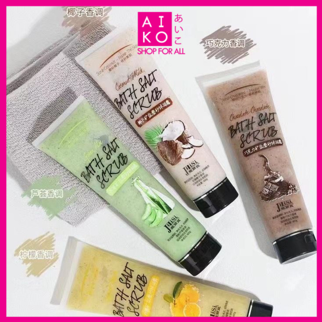 (AIKO) GARAM MANDIAN BADAN JILISI SCRUB MANDIAN GARAM 400G(AIKO) JILISI ...