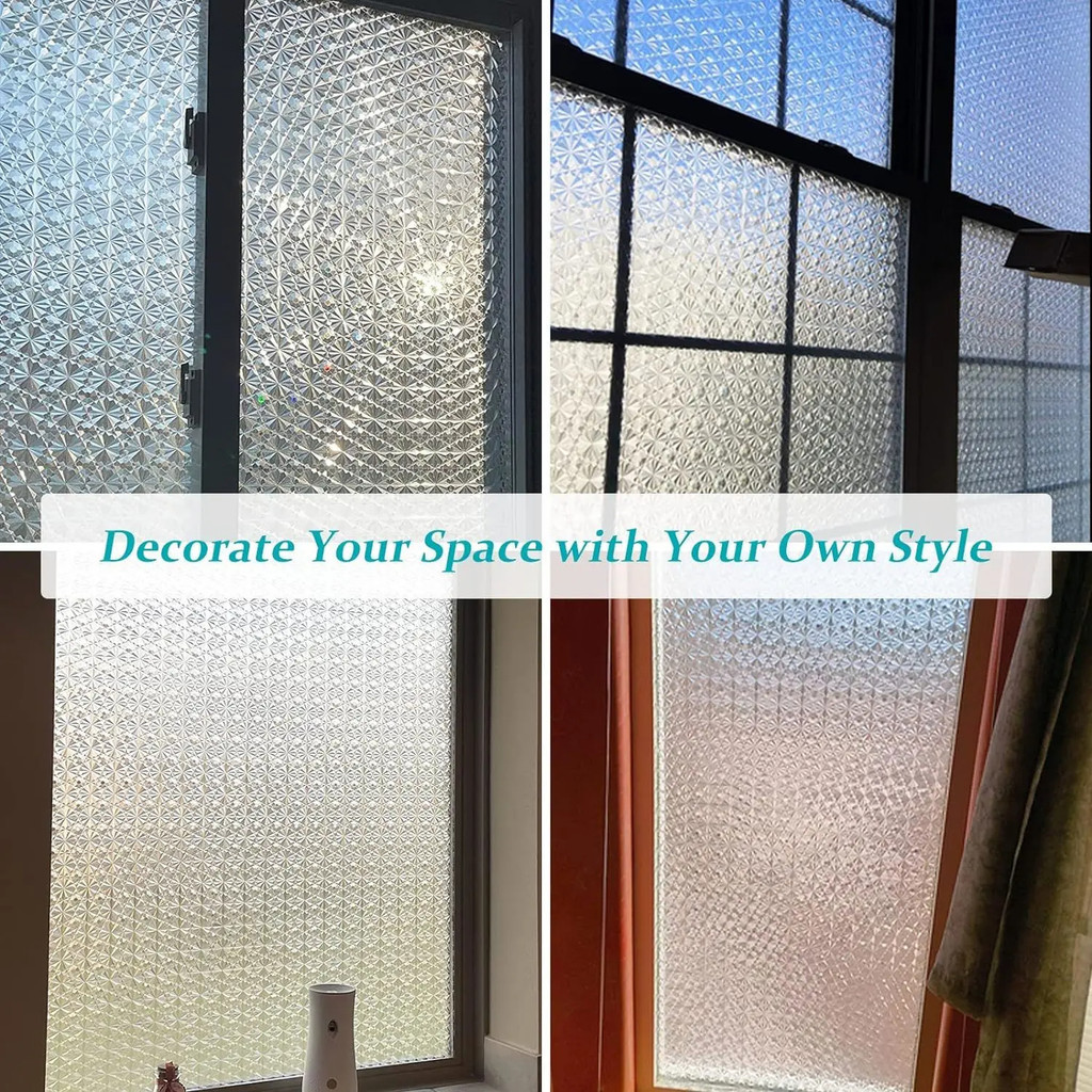 Glue-free Frosted Glass Window Stickers Door Privacy Shading Light ...