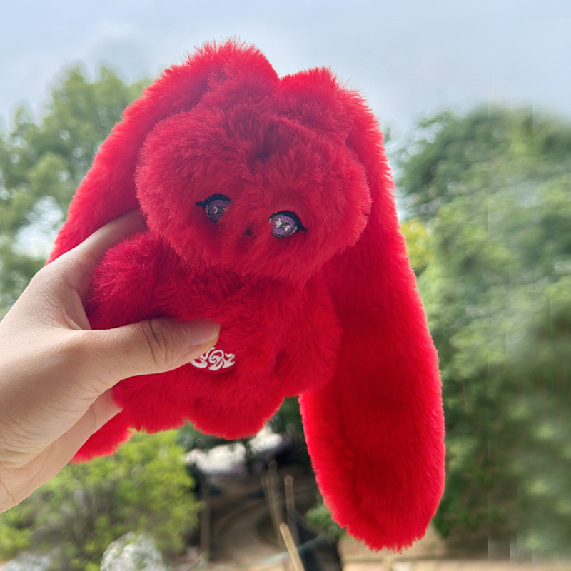 Kpop Idol GIDLE Plush Doll Keyring (G)I-DLE YUQI Same Style Red Rabbit ...