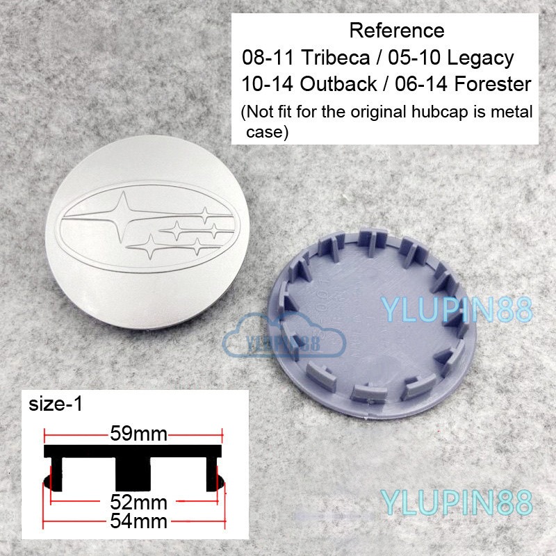 Subaru Car Wheel Center Hub Caps Cover 59mm 60mm Auto Emblem Wheel Rim ...
