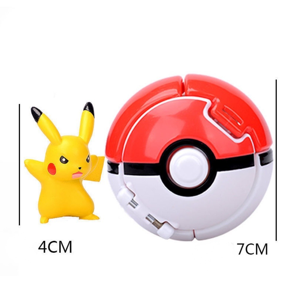 Baby pokemon model/orb toys 4Pc Toys Pokemon Pokeball Pop-Up Elf Toy ...