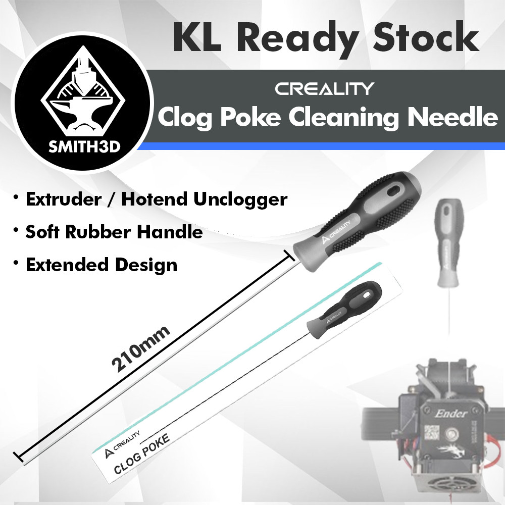 Creality Clog Poke, Filament Unclog Cleaning Needle, Long Cleaning ...